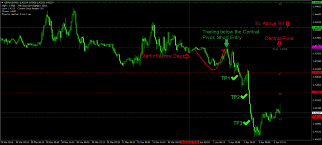 Pro4x Pivot Lines MetaTrader 4 Forex Indicator